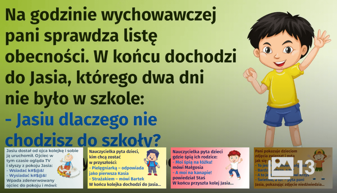 Najlepsze kawały o małym Jasiu – bo śmiech to samo zdrowie! – Zobacz To ...